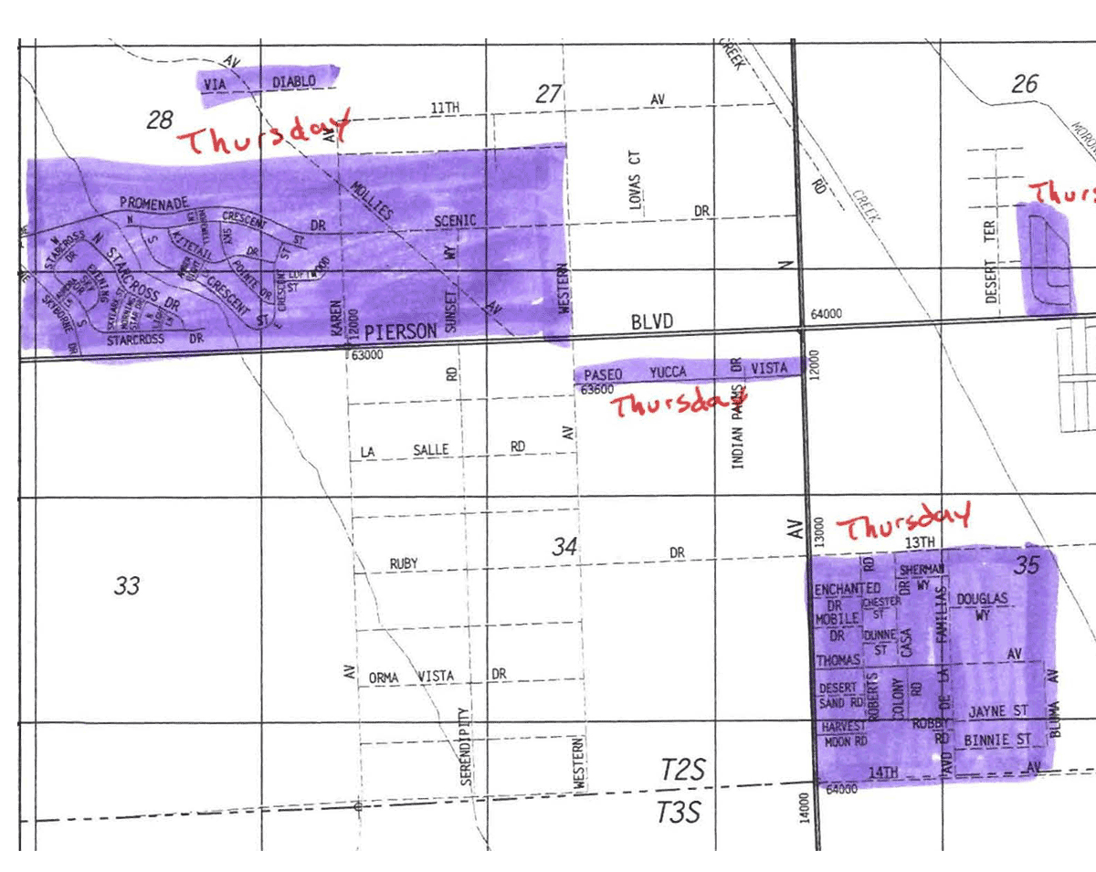 Desert Valley Disposal Service Area